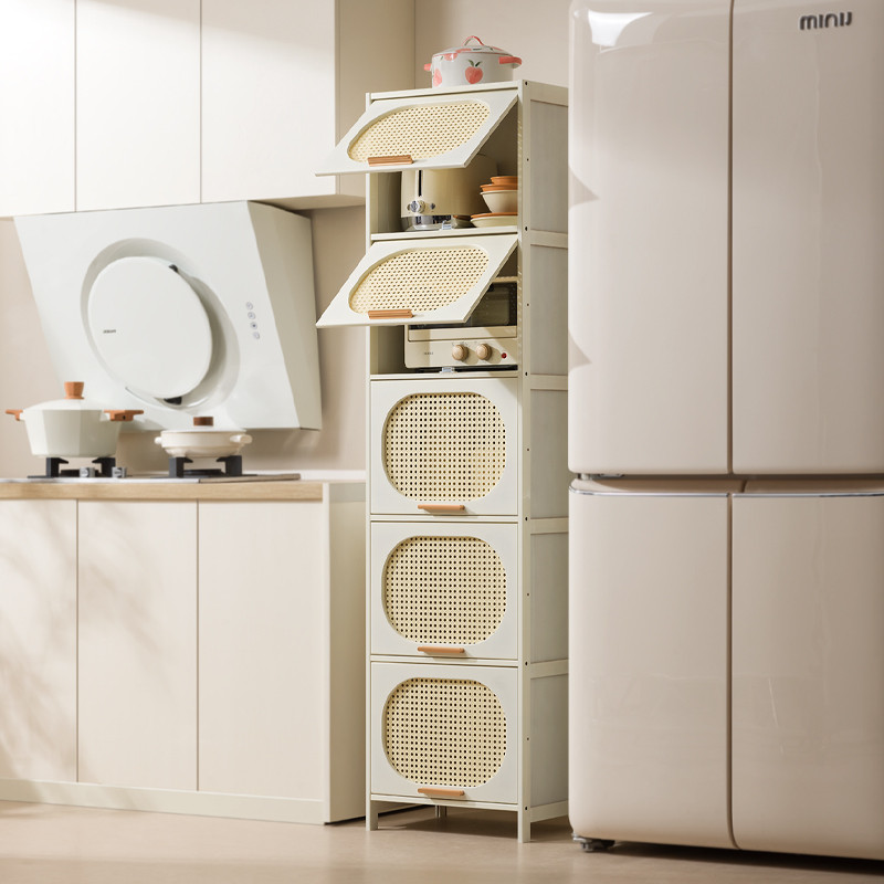 Crack Storage Cabinet Kitchen Refrigerator Side Gap Rack Bathroom Multi ...