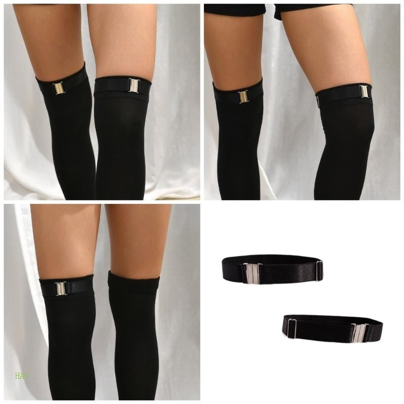 HAN Thigh Garter Belt Elastic Adjustable Leg Straps with Buckled for ...