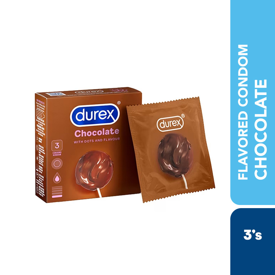 Durex Condom - Chocolate Dots & Flavour (3's) | Shopee Malaysia