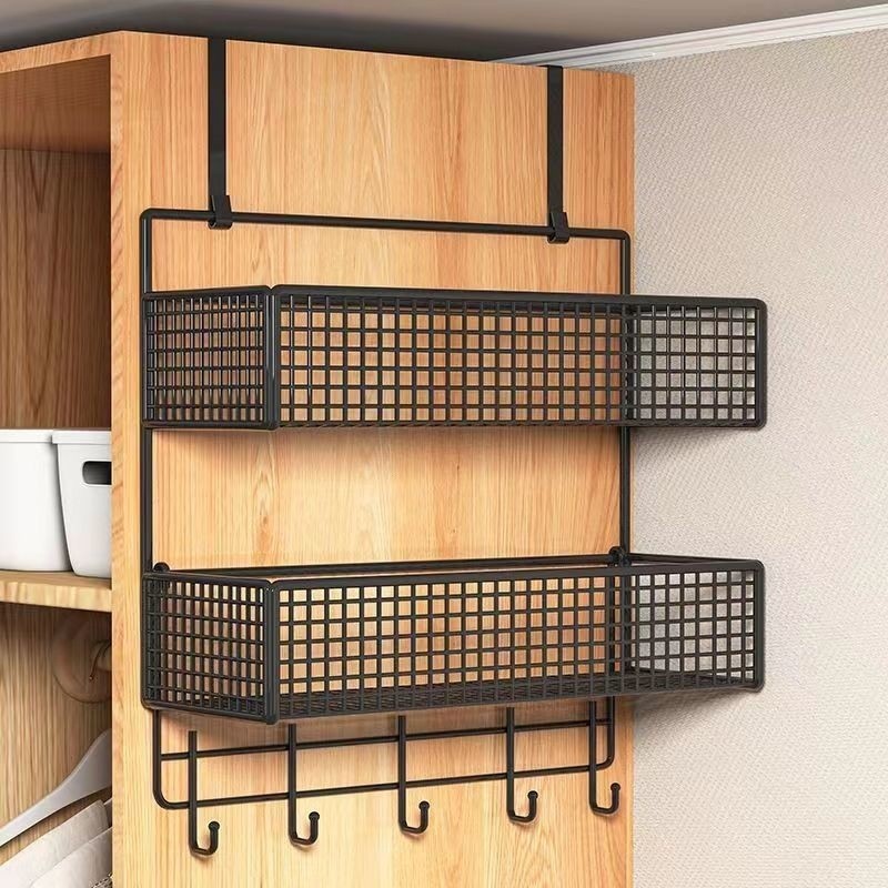 Wardrobe Wall Hanging Storage Rack Storage Rack Wardrobe Side Storage ...