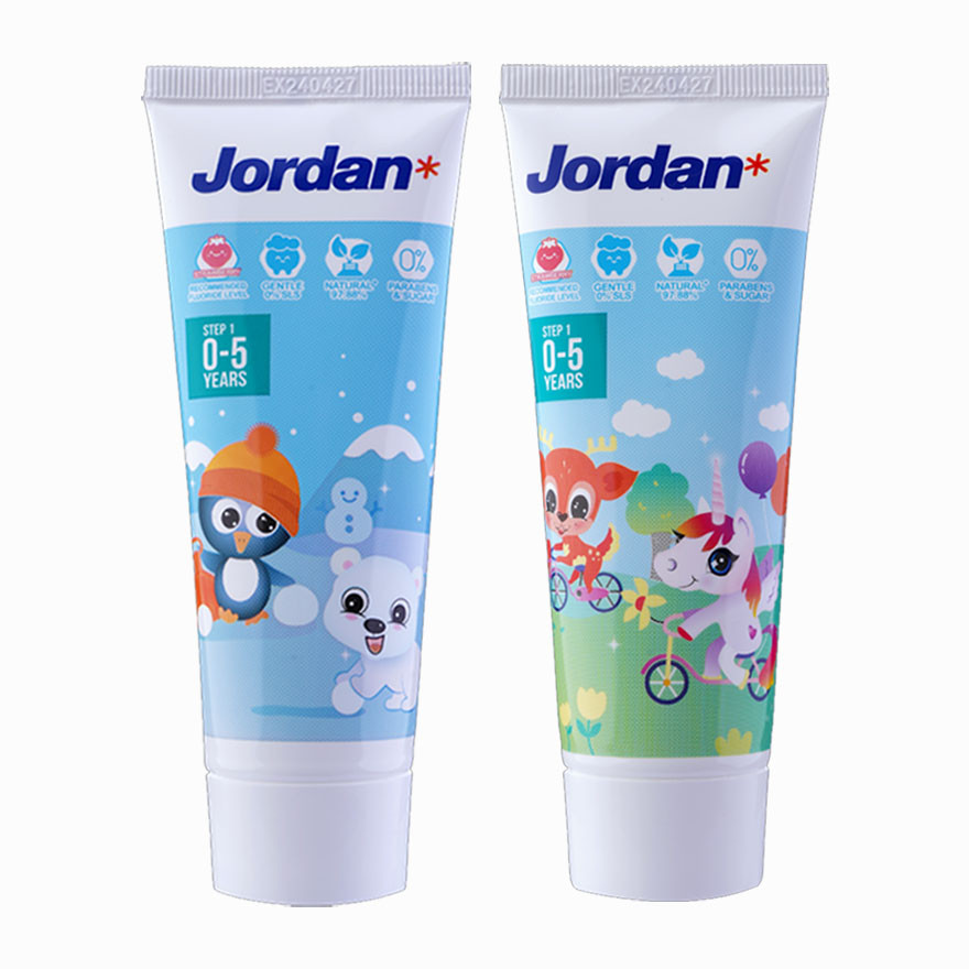 JORDAN Kids Step 1 0-5 Years Toothpaste Strawberry 75g | Shopee Malaysia