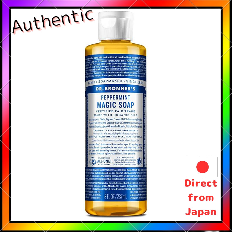 Dr. Bronner's Organic Peppermint Magic Soap (Various Sizes) | Shopee ...