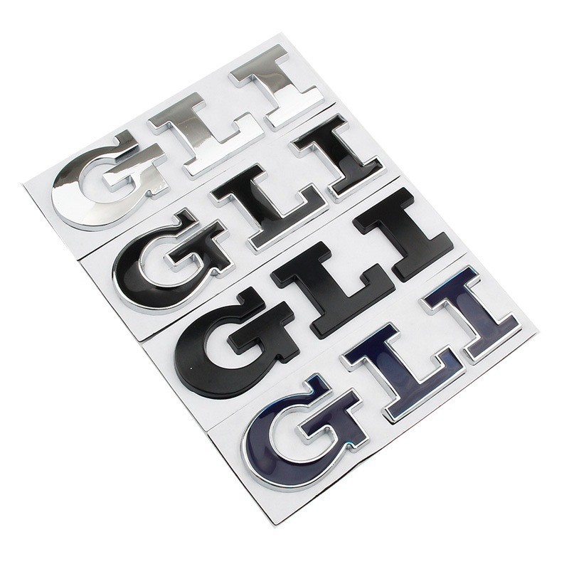 1 Piece GLI Trunk Logo Sticker Volkswagen POLO Golf GLI Rear Tail ...