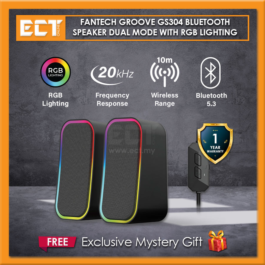 Fantech Groove GS304 Bluetooth Speaker Dual Mode with RGB Lighting ...