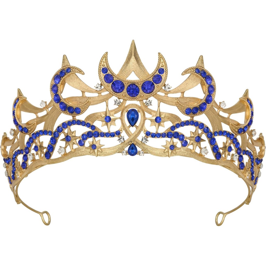 SWEETV Tarot Tiara Crown Queen Crowns for Women Princess Tiara Diadem ...