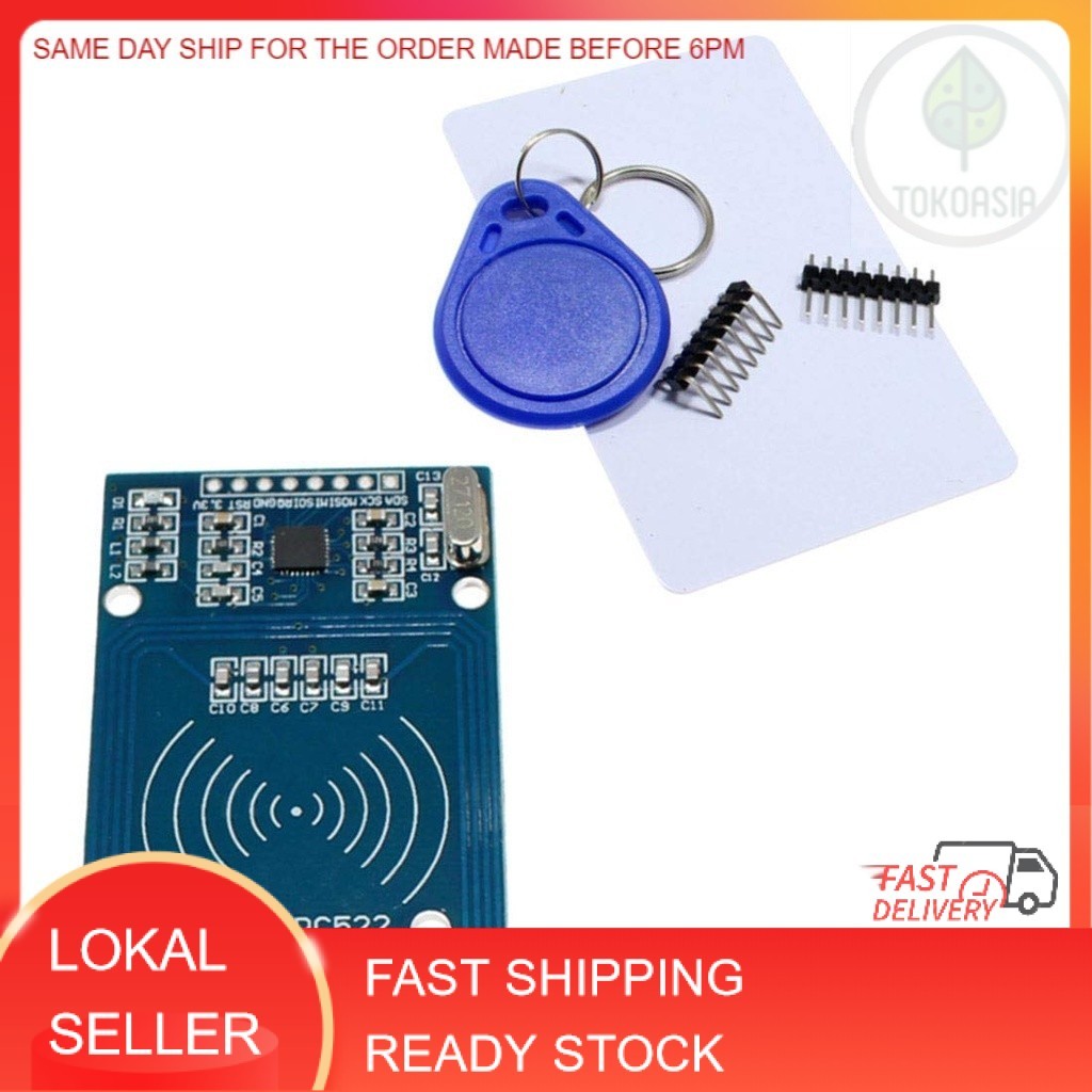 FRC-522 RC522 RFID RF IC Card Sensor Module with S50 Fudan Card & Key ...