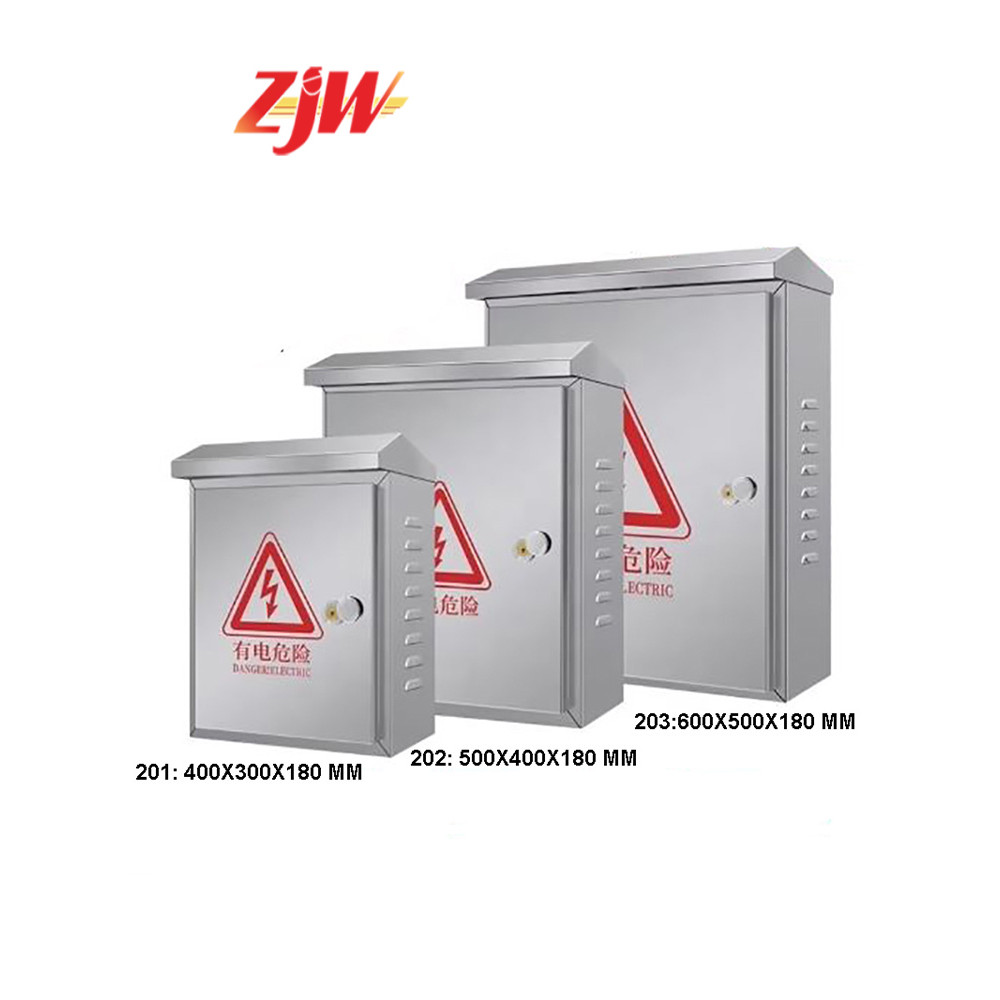 ZJW Stainless Steel Distribution Box Outdoor Rain-proof High-voltage ...