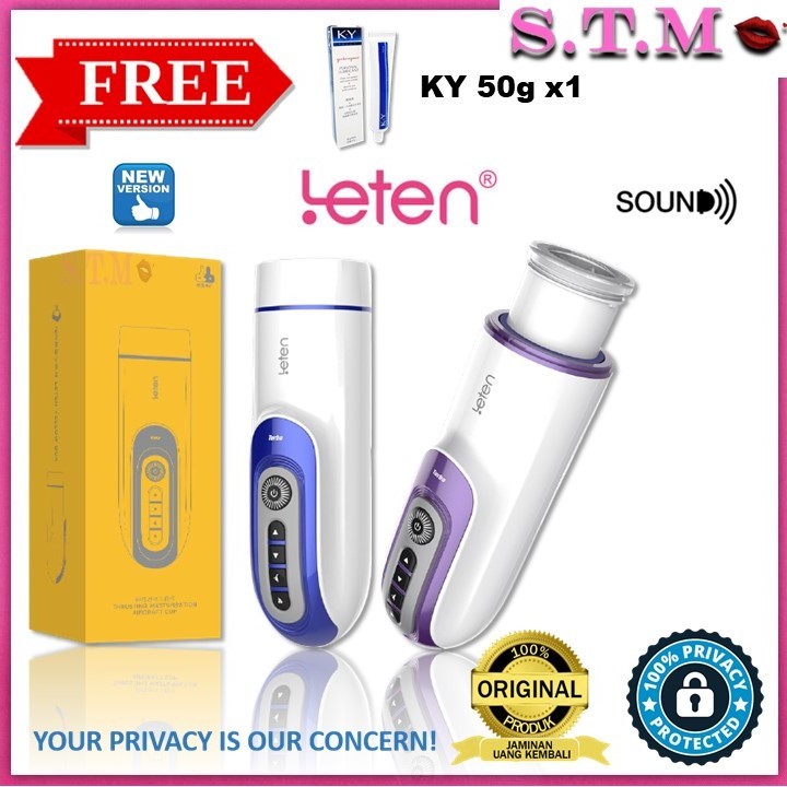 LETEN AV Yui Hatano Rola Misaki Rechargeable Automatic Telescopic With Moaning Masturbator For ...