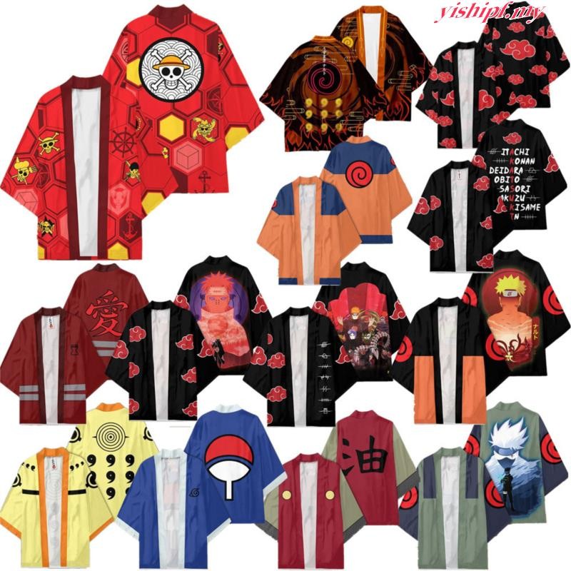 CustomFashionAnime Kimono Naruto Cosplay Costumes Uzumaki Uchiha Sasuke ...