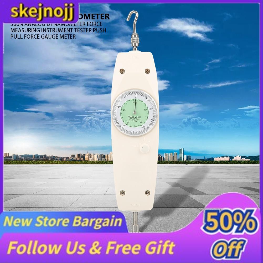 Skejnojj Digital Force Gauge 500N Analog Dynamometer Tester Pressure ...