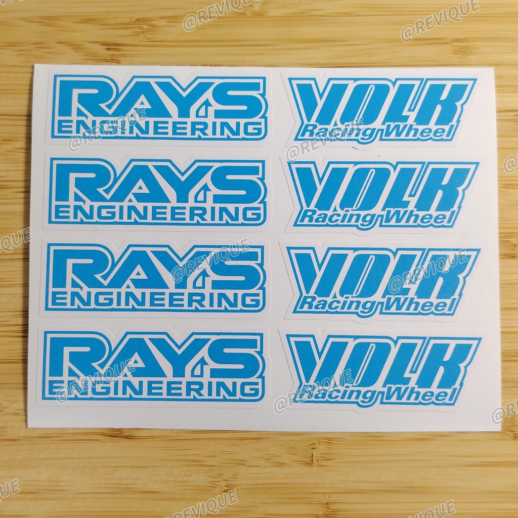 Sticker RAYS VOLK Racing TE37 Decal Sport Rim Spoke Sticker 8 Colors ...