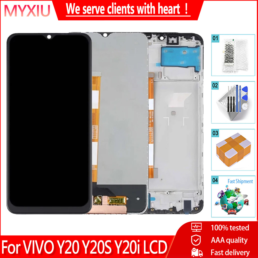 Original 6.51" For Vivo Y20 Y20i Y20S LCD Display Touch Screen With ...