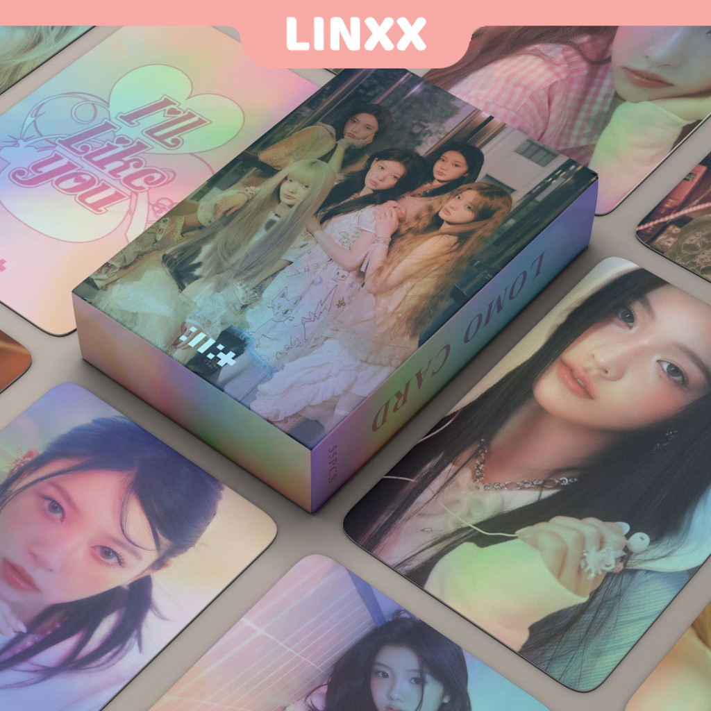 LINXX 55 Pcs ILLIT I'LL LIKE YOU Album Lomo Card Kpop Photocards ...