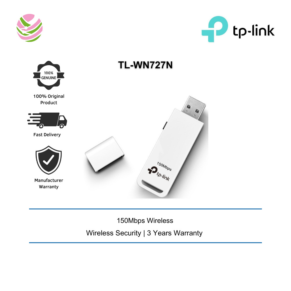 TP-Link TL-WN727N 150Mbps Wireless N USB WiFi Adapter | Shopee Malaysia