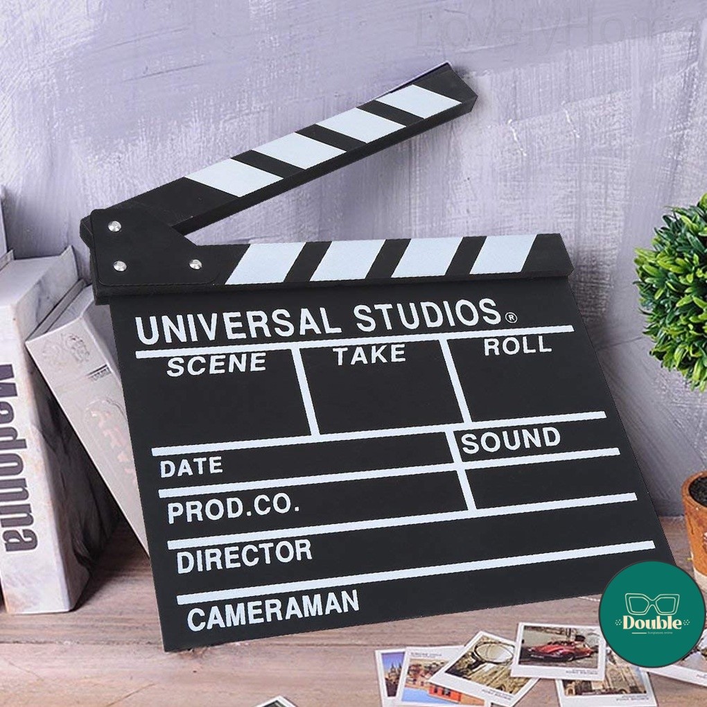 DG Director Film Clapboard Action Scene Clapper Board Wooden Movie Film ...