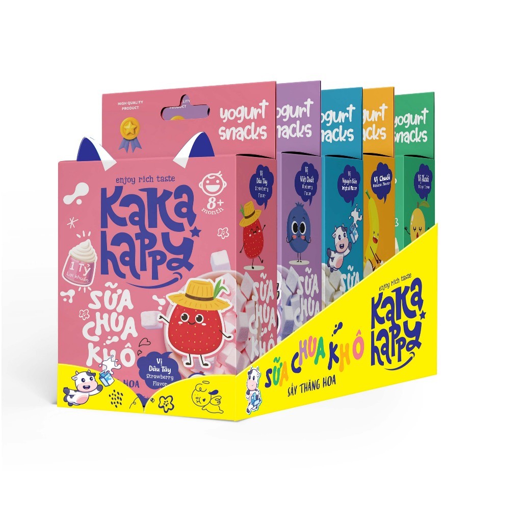 Kaka Happy - Freeze-dried yogurt for anorexic babies, helps increase ...