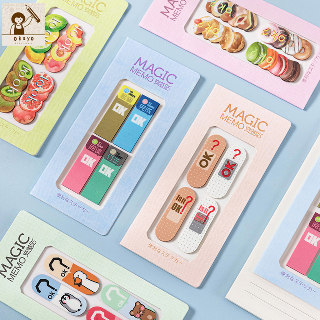 Translucent Fancy Plan Index Post 100/Sheets Key Classification Sticky ...