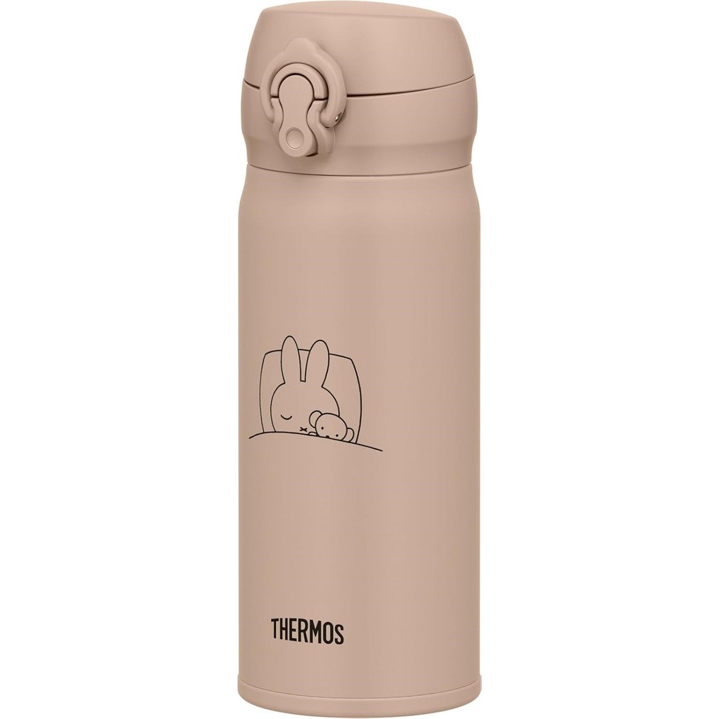 Thermos Water Bottle Vacuum Insulated Mobile Mug 400ml Miffy Milk Tea JNL-405B MKT【High quality ...