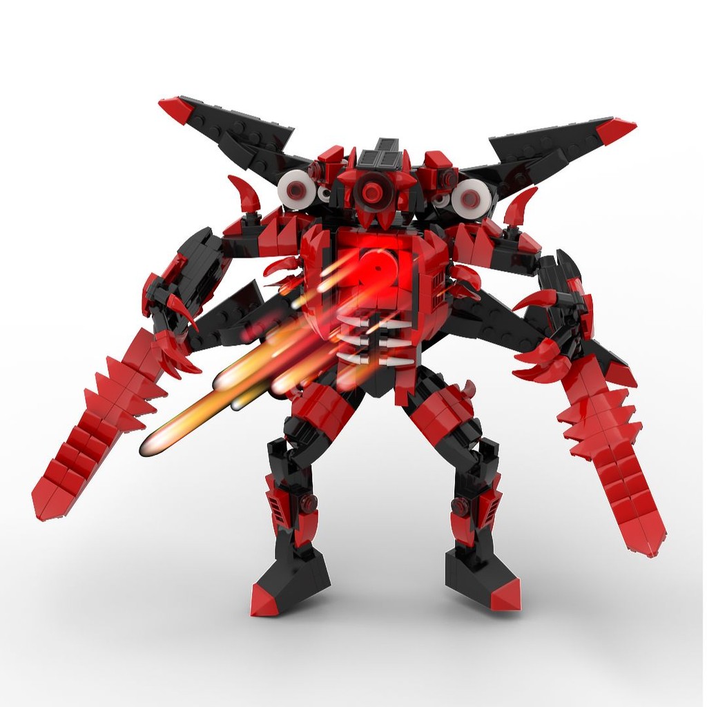 Red Lotus Double Sword Monitor King Titan Audioman TV Toiletman and ...
