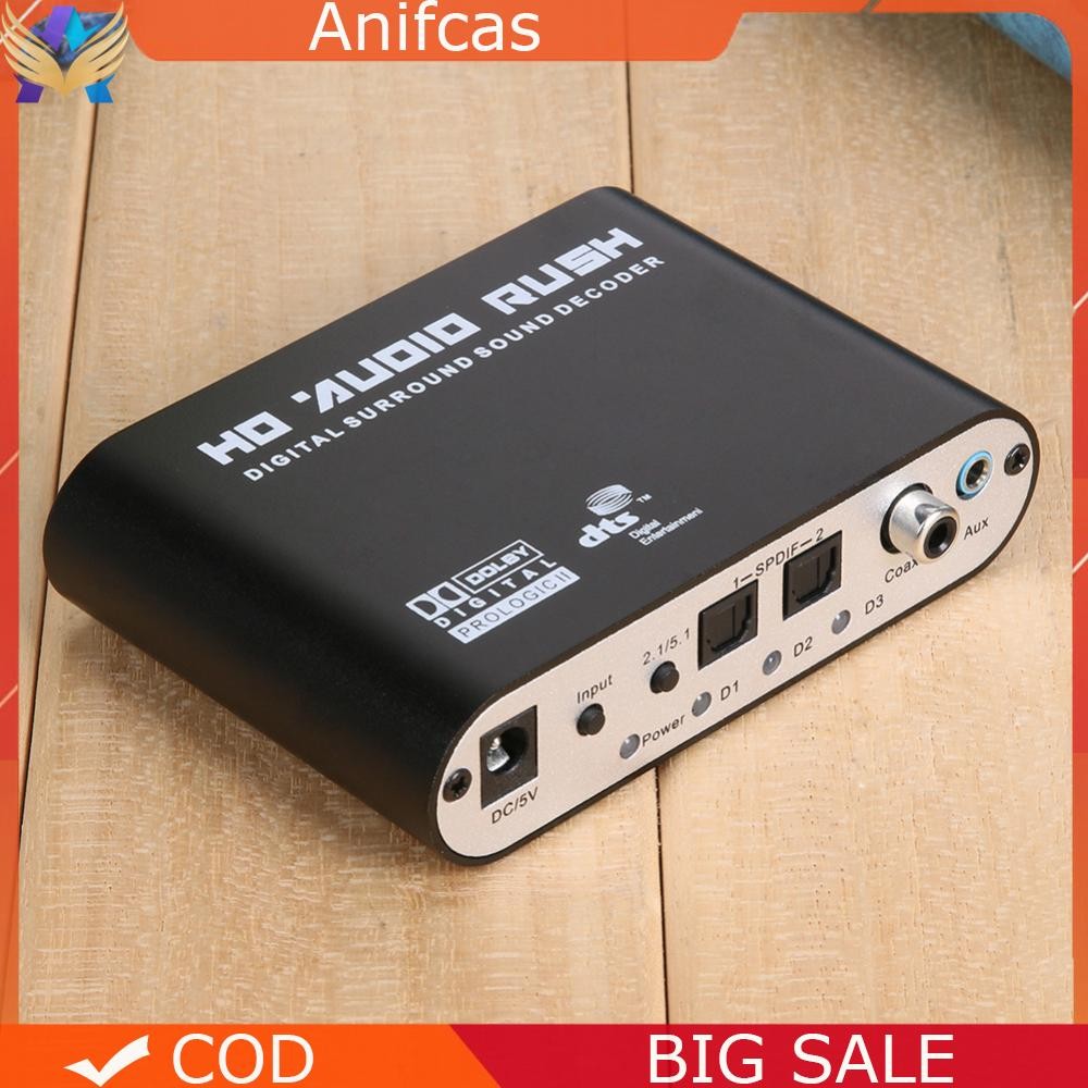 Digital Audio Decoder with USB Power Cable Optical Fiber Converter ...
