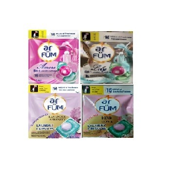 ar Fum 5 in 1 Laundry Capsules Amore 1's Lily 1s 12g Lavender 1s 12g ...