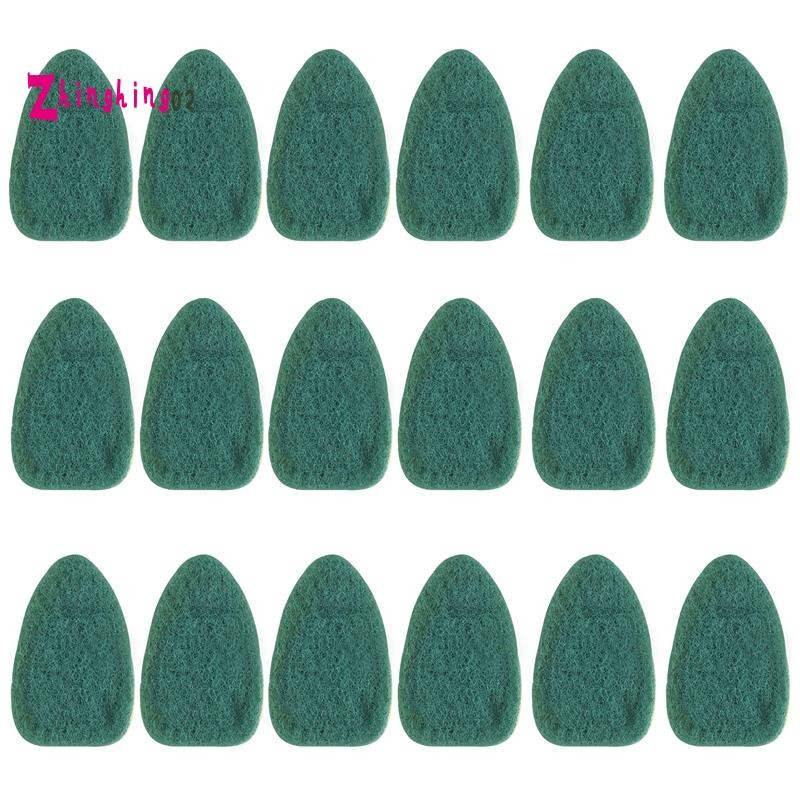 18 Pieces Dish Wand Refills Replacement Sponge Heads Scouring Scrubber ...