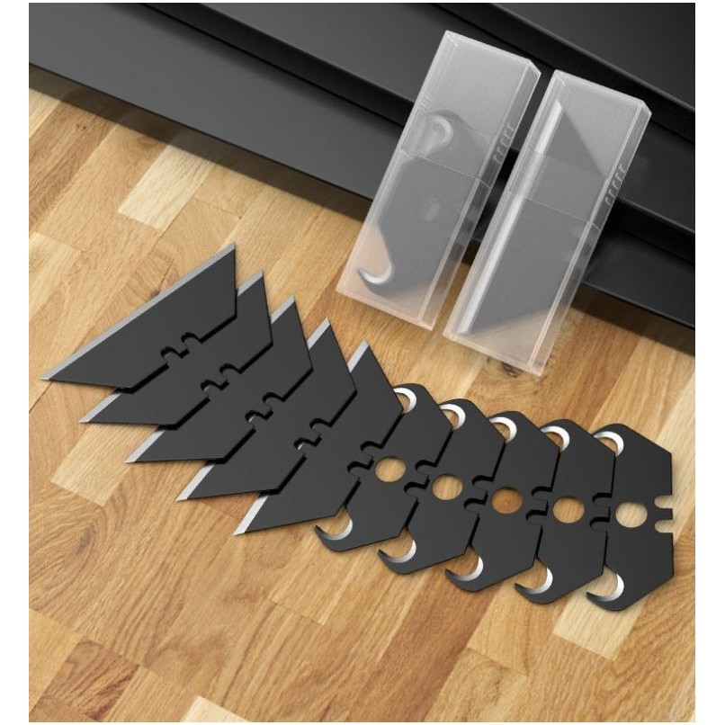 SK5 10pcs Black Cutter Blade Replacement Utility Cutter Blade Refill ...