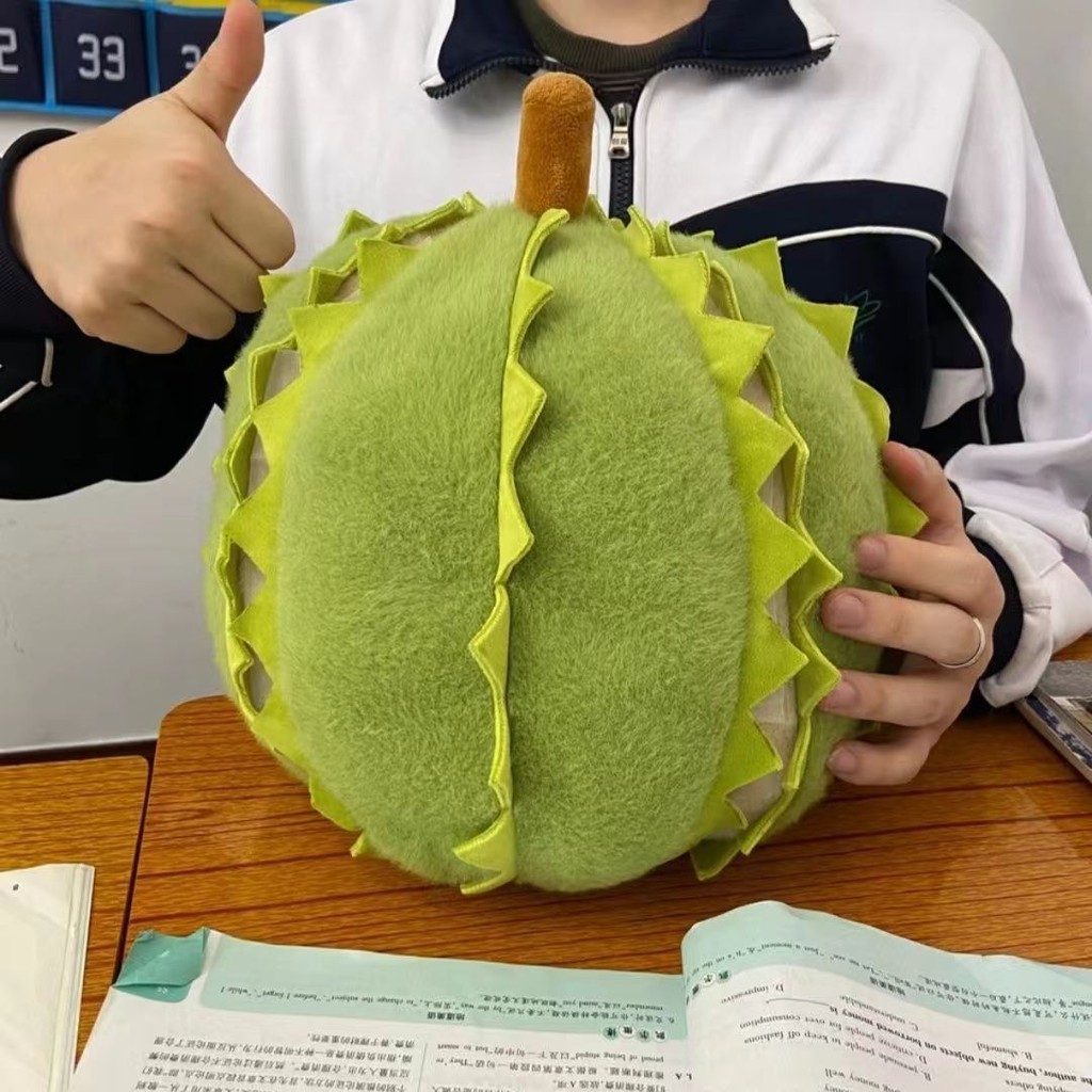 EBNX Douyin model yang sama boneka durian mewah mainan mengurangkan ...