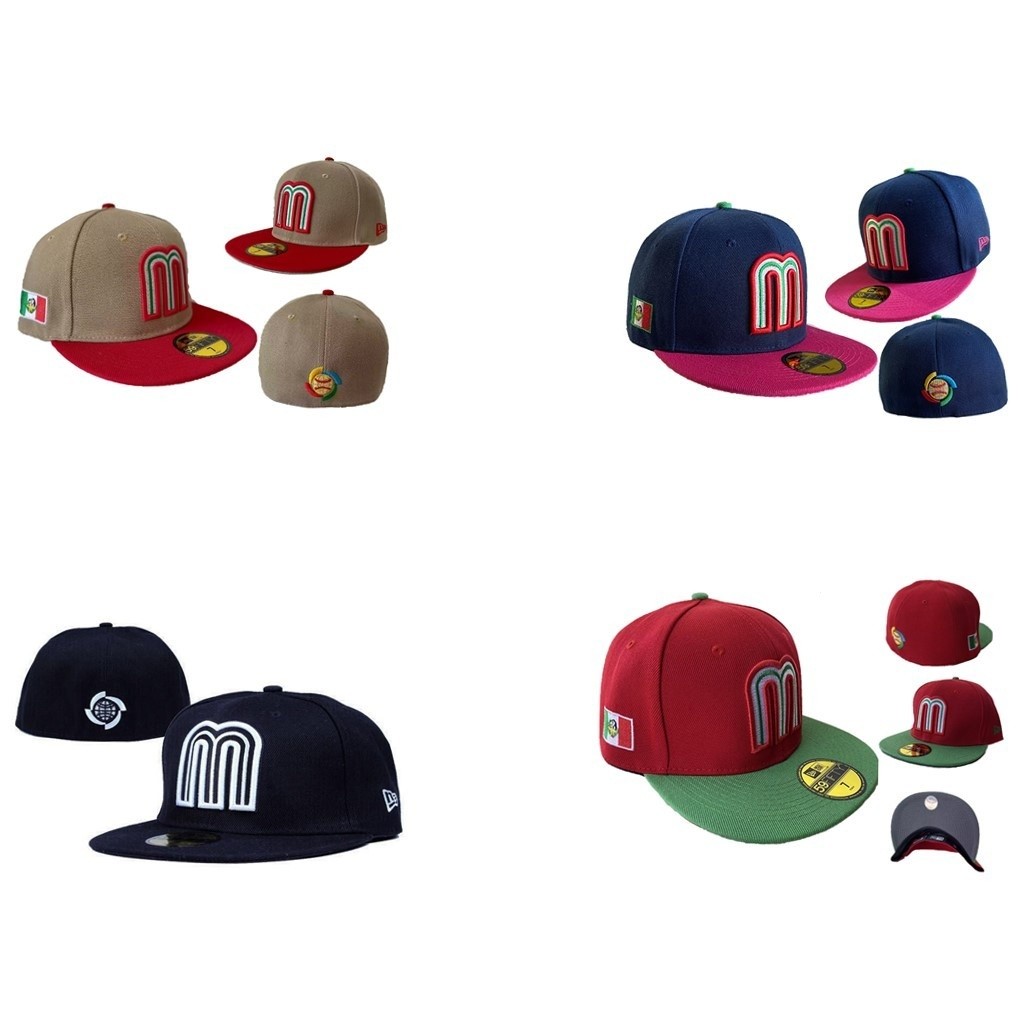 New Era Mexico national Team Baseball Cap Embroidery Flat Brim Color ...