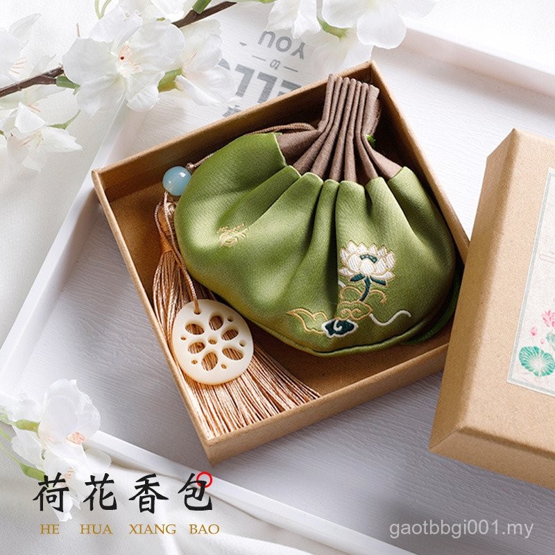 Sachet Sachet Empty Bag Portable Antique Embroidered Pouch Empty Sachet ...