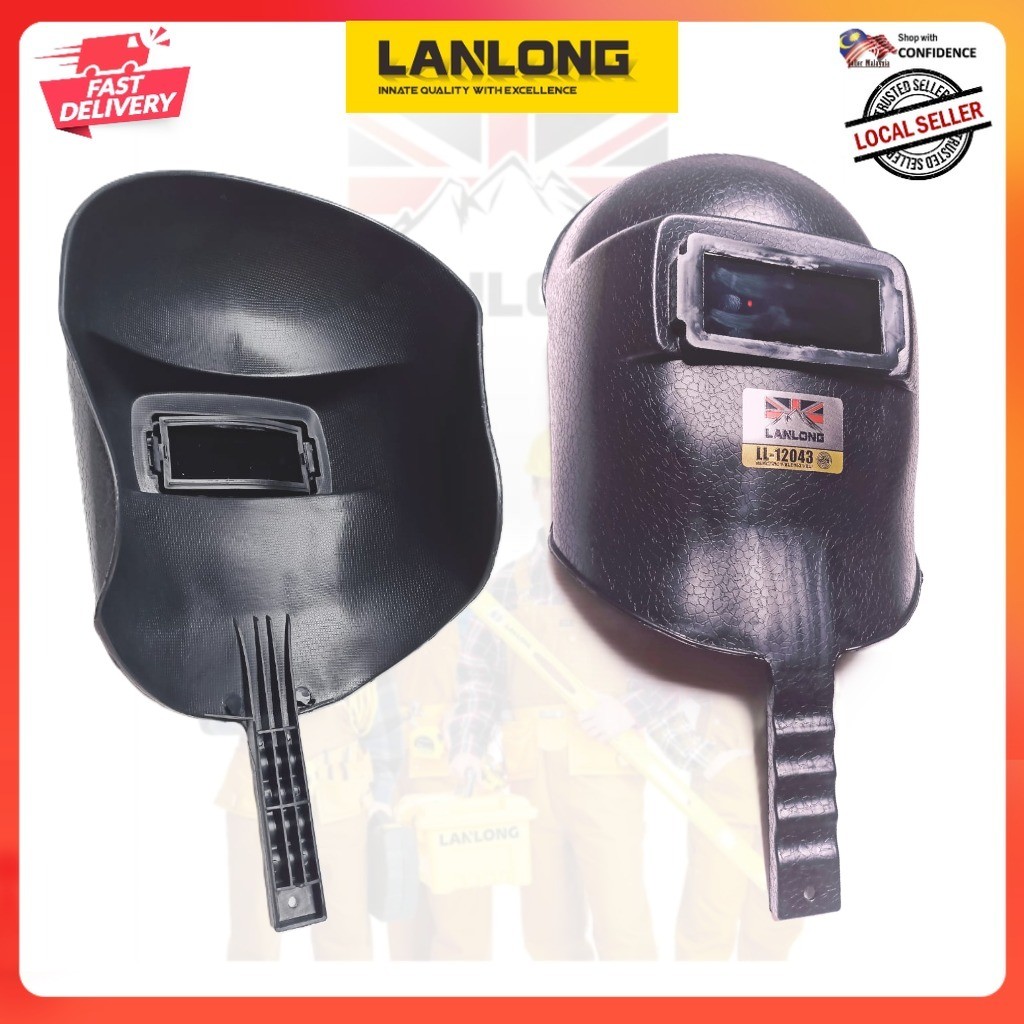 LANLONG Hand Held Welding Shield High Flexibility l Welding Mask ...