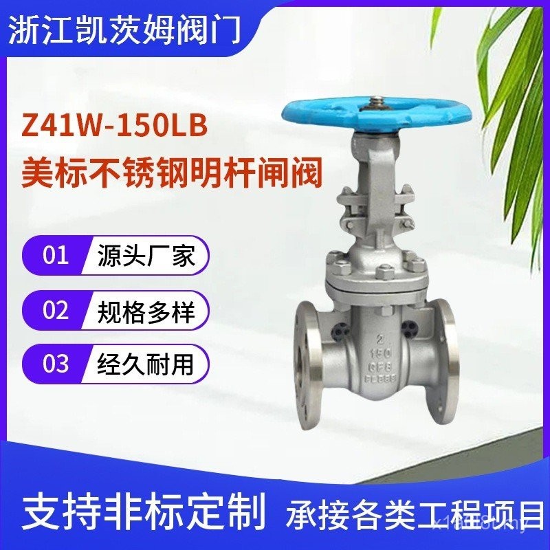 American Standard Z41W-150LB Stainless Steel Gate Valve Exposed Rod Flange Gate Valve | Shopee ...