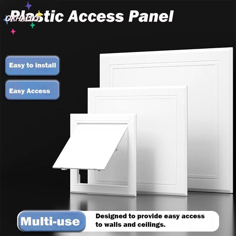 OKHALLO Access Panel Door, Plastic Removable Opening Flap Cover Plate ...