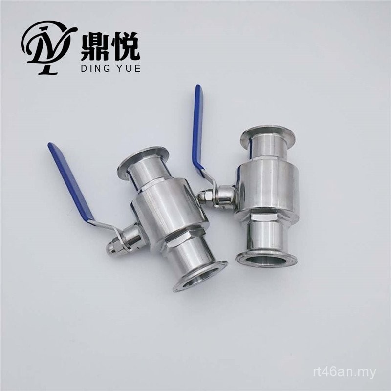 Injap bola manual langsung 316L Pengapit pembukaan dan pemotongan cepat ...