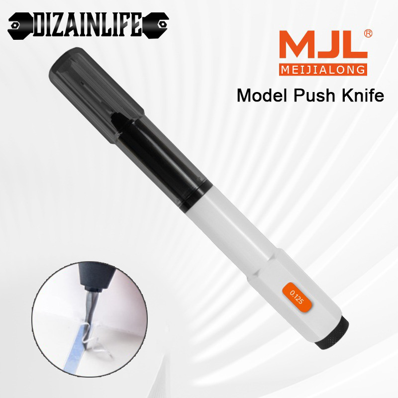 MJL Tungsten Push Knife Handle Drill Bit Model Engraving Tools Double ...
