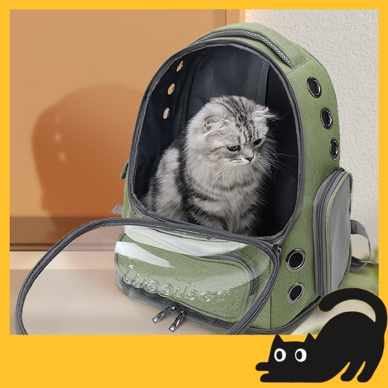 Moorpet Pet Carrier Cat Backpack Bag Travel Kucing Outdoor Pet Bagpack ...