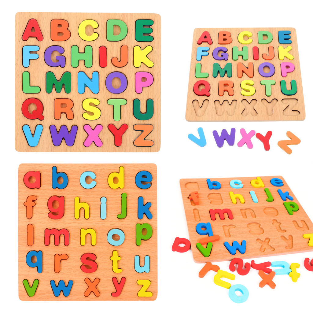 (THICK) ALPHABET ABC Educational toys for kids Upper Case / Lower Case ...