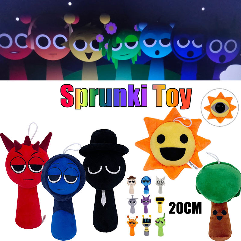 Sprunki Plush Toy Dolls Gift for Kids Home Decor Incredibox Sprunki ...