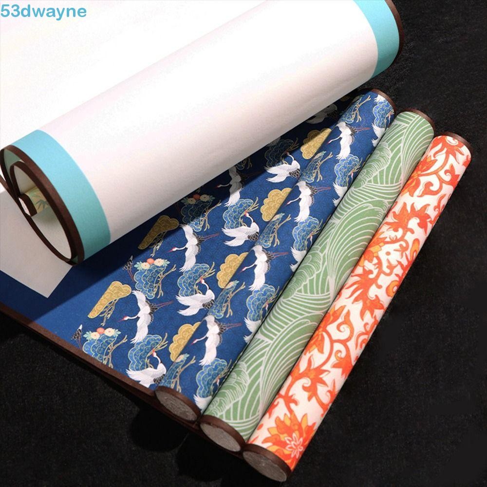 DWAYNE Vintage Rice Paper Scroll, Painting Drawing Paper Self-made ...
