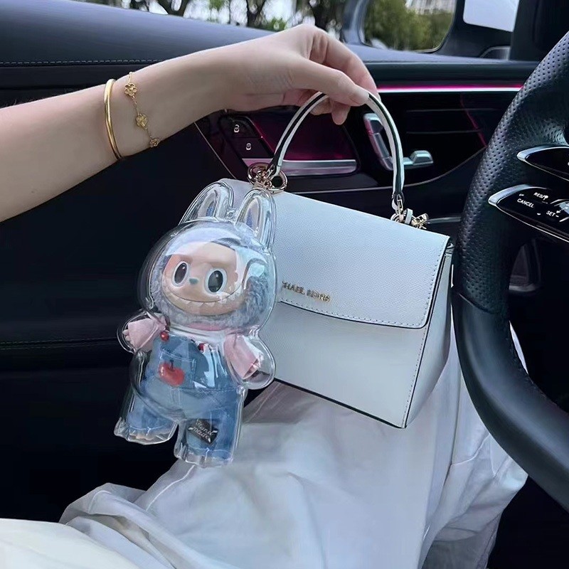 POPMART LABUBU Transparent Protective Shell For Macaron V1 Heart ...