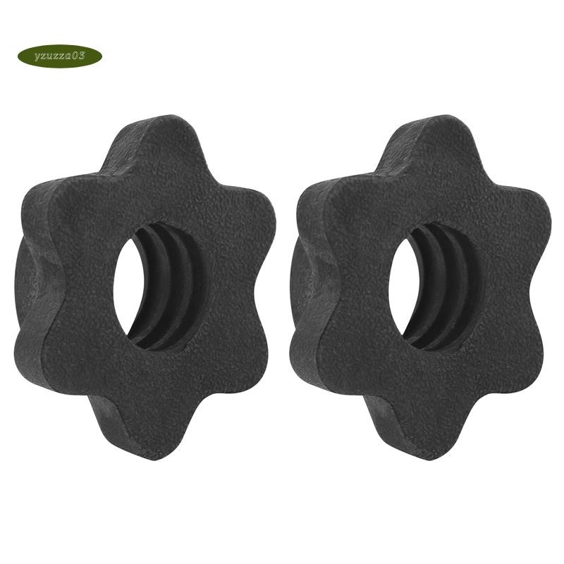 1 Pairs Dumbbell Hex Nut,Dumbbell Rod Nut, Collars for Barbells Bars ...