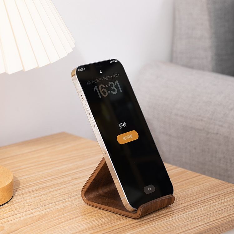 Walnut Stand Mobile Phone Stand Solid Wood Bookshelf Universal Model ...