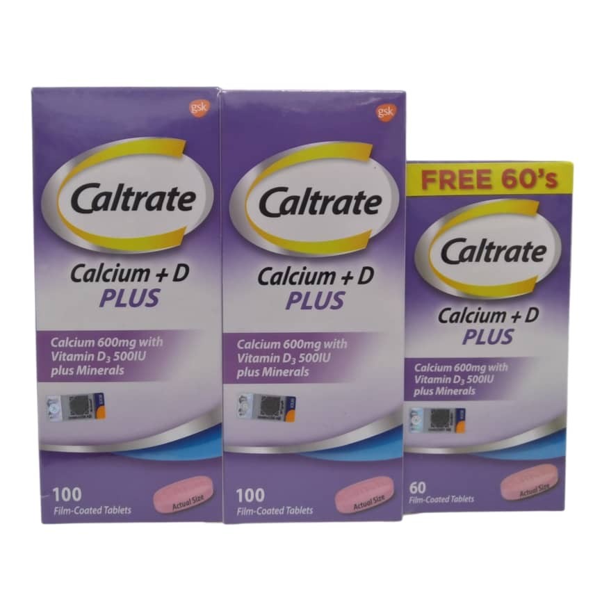 CALTRATE CALCIUM+D PLUS 100'SX2+60'S (EXP:03/2026) | Shopee Malaysia