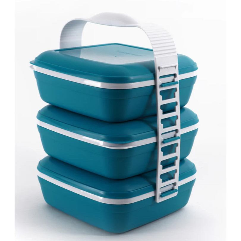 Tupperware Picnic Trio Set / Lunch Box/ Food Container/ Bekas Makanan ...