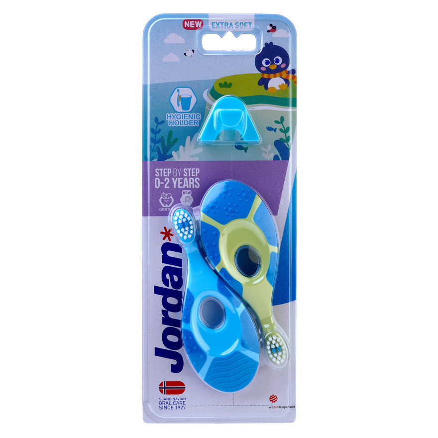 JORDAN Toothbrush Step 1 0-2 years 1s | Shopee Malaysia