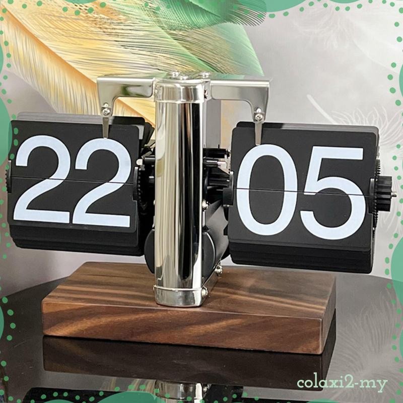 [ColaxiefMY] Flip Desk Clock Digital Automatic Page Turning Clock for ...