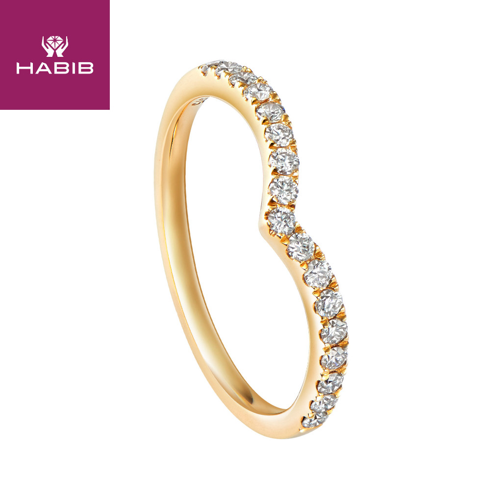 HABIB THE V | Diamond Ring in 375/9K Yellow Gold 25797(R) | Shopee Malaysia