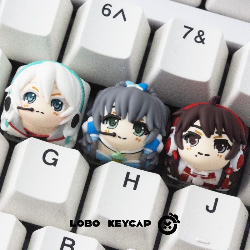 Luo Tianyi Yue Zhengling Yan He Virtual Singer Keycap Set Mechanical ...
