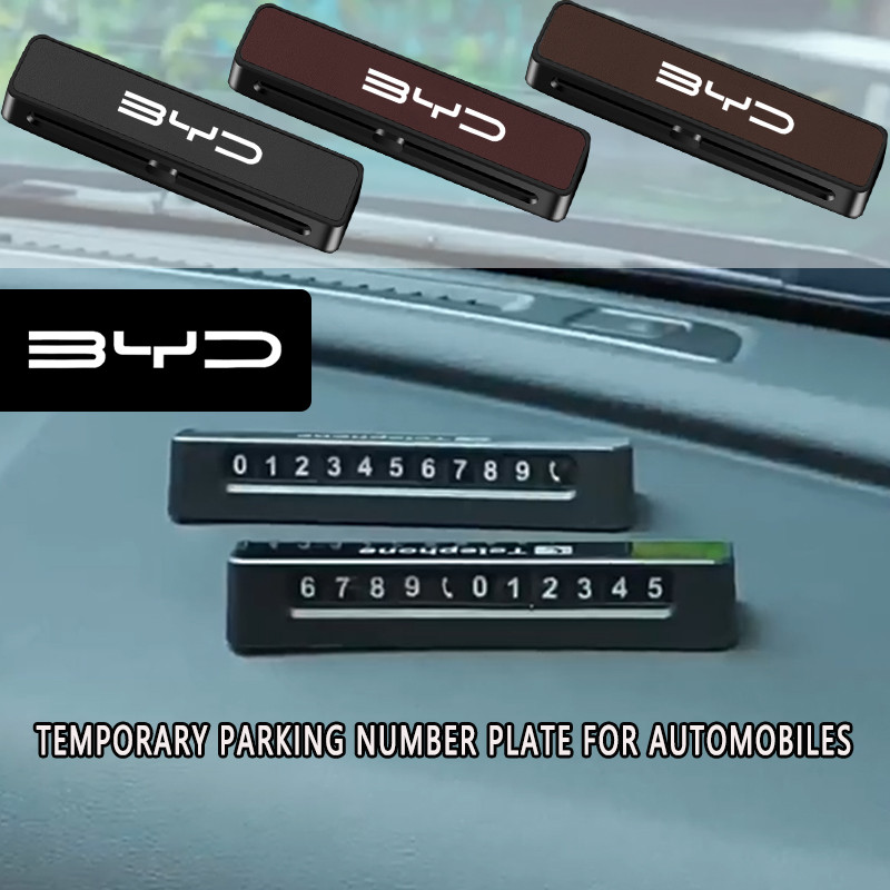 BYD Car Phone Number Parking Card number dual number temporary parking ...