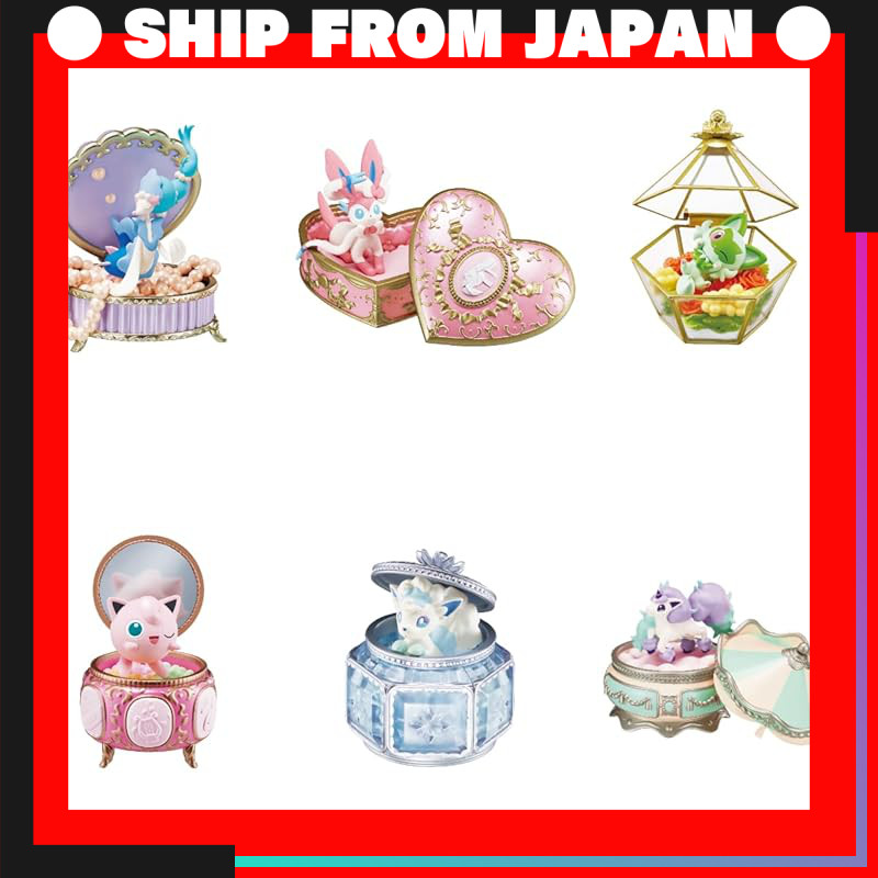 Pokémon Romantic Collection by Re-Ment (1BOX, 6 Types), soft pastel ...